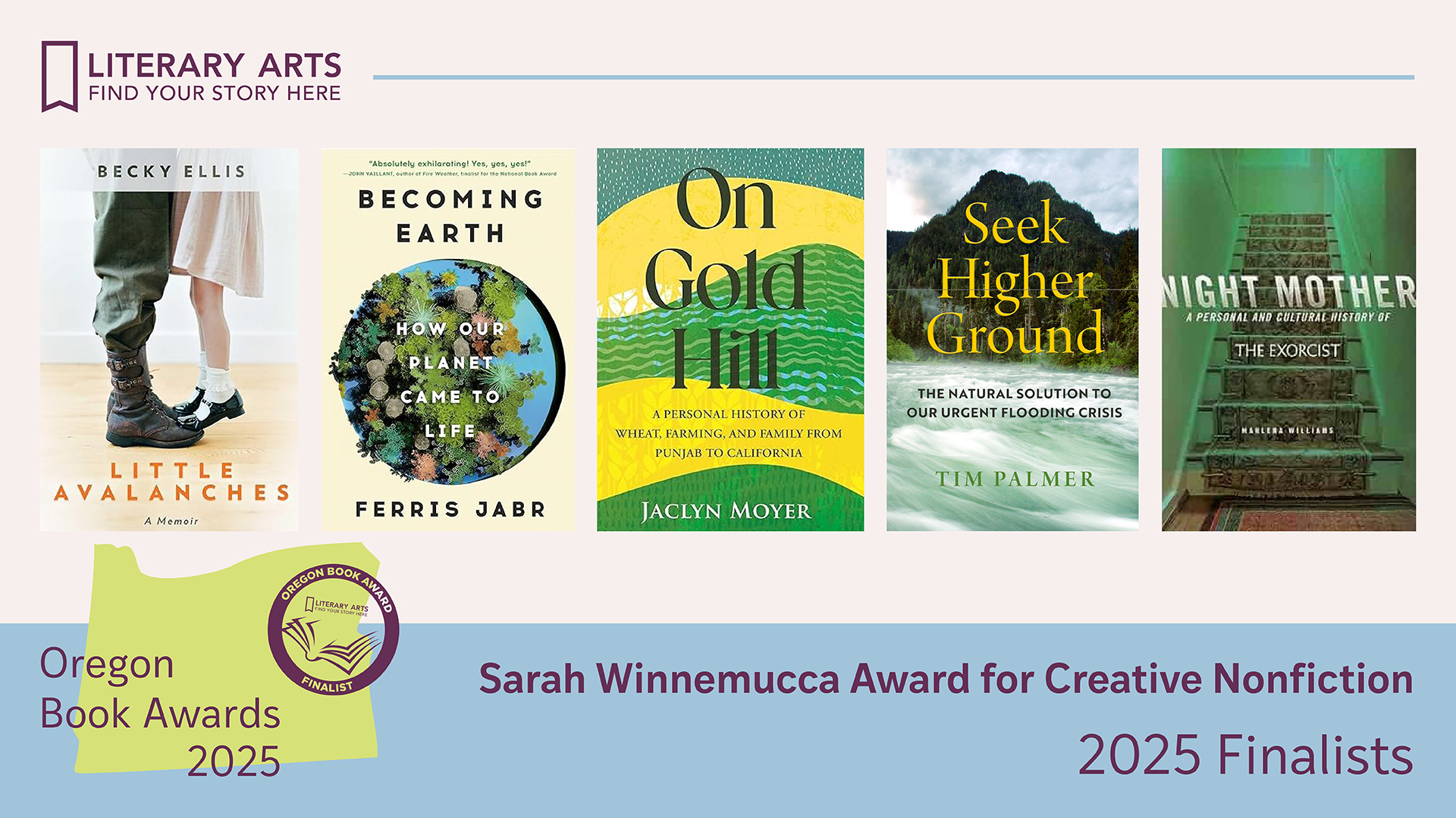 Announcing the 2025 Oregon Book Awards Finalists and Special Awards ...