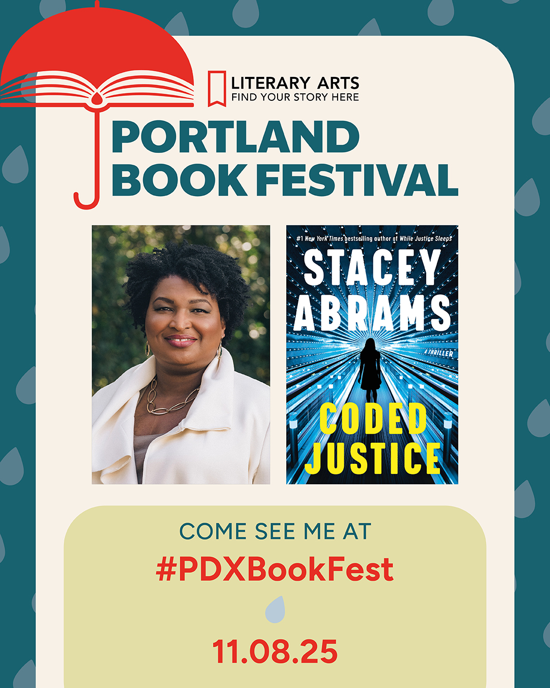 PBF: Stacey Abrams, CODED JUSTICE - Literary Arts