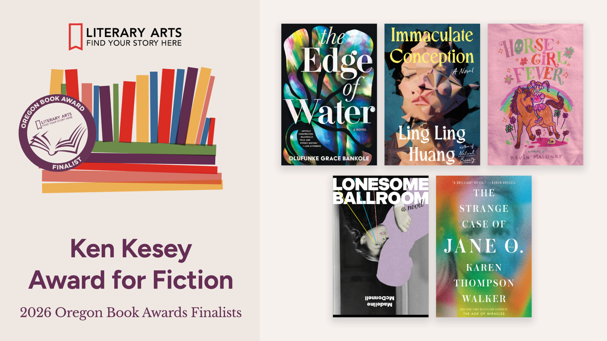 Announcing the 2026 Oregon Book Awards Finalists - Literary Arts